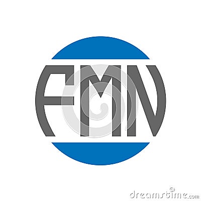 FMN Letter Logo Design On White Background. FMN Creative Initials ...