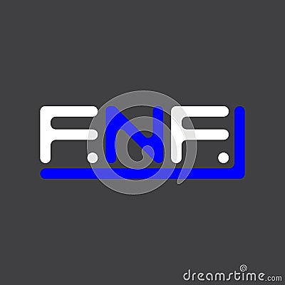 FNF Letter Logo Creative Design With Vector Graphic, FNF ...