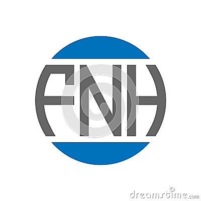 FNH Letter Logo Design On White Background. FNH Creative Initials ...