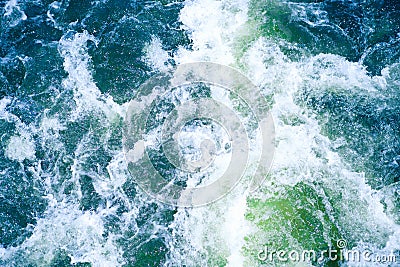 Deep Blue Ominous Ocean Water Stock Image - Image of daytime, shore ...