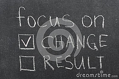 Focus On Change Stock Photo | CartoonDealer.com #43556502
