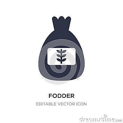 Fodder Icon On White Background. Simple Element Illustration From Food ...