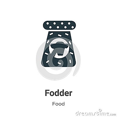 Fodder Vector Icon On White Background. Flat Vector Fodder Icon Symbol ...