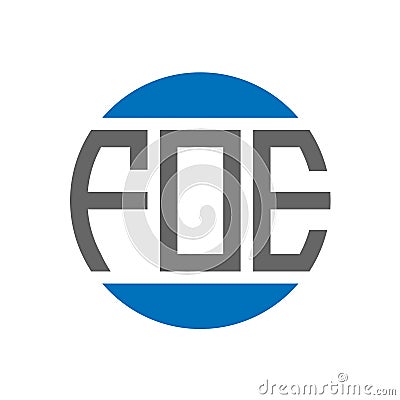 FOE Letter Logo Design On White Background. FOE Creative Initials ...