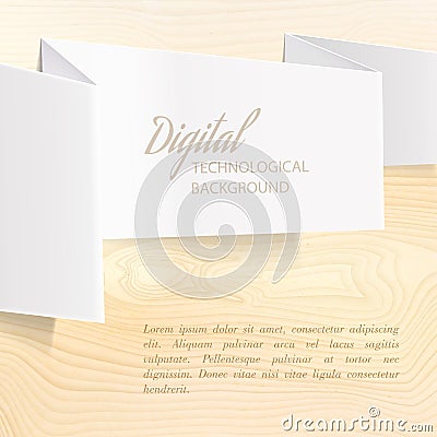 Folded Paper. Vector Illustration | CartoonDealer.com #43490808