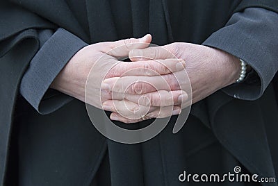 Folding Hands Royalty Free Stock Photography - Image: 18558677