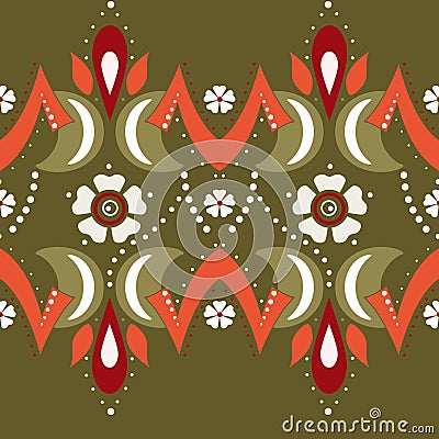 Folk Textile Seamless Pattern Texture Background Royalty-Free Stock ...