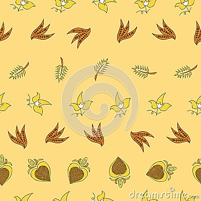 Vector Beige Background Brittany Celtic, Breton Trational Folklore ...