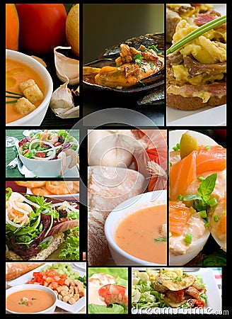 Food Collage Stock Photography - Image: 16029732