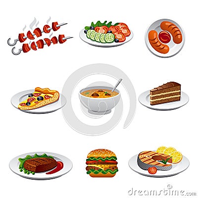 Western Food stock illustration. Illustration of bread - 2349207