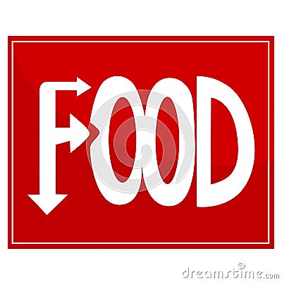 Food Sign Royalty Free Stock Photography - Image: 16627437