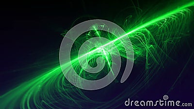 Footage Looping Abstract Background Green Light Effects with Motion ...