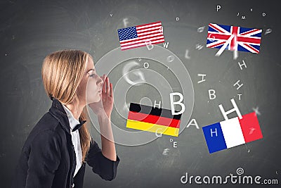 Foreign Language. Concept - Learning, Speaking, Stock Photo - Image ...