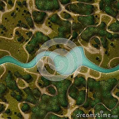 Forest Overhead Royalty Free Stock Images - Image: 6055799