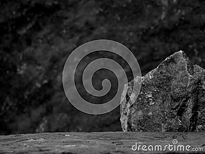 A Forground Rock Display Shelf Stock Image | CartoonDealer.com #118938937
