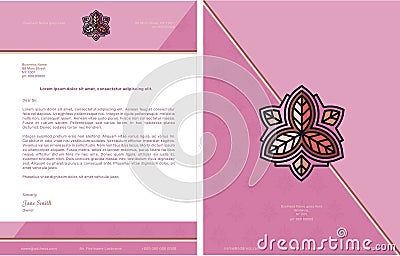 Formal Letter Template With Lorem Ipsum Text And Logo Vector ...