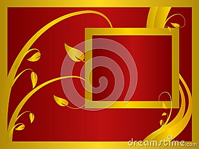 Formal Red Floral Background Stock Photo - Image: 5979250