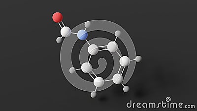 Formanilide Molecule, Molecular Structure, Formamide Aniline, Ball And ...