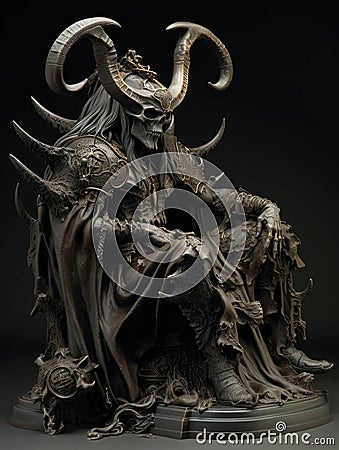 A Formidable Figure Speaks Ancient Incantations A Cloak Of Midnight ...