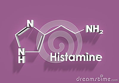 Formula Of Histamine Royalty-Free Stock Image | CartoonDealer.com ...