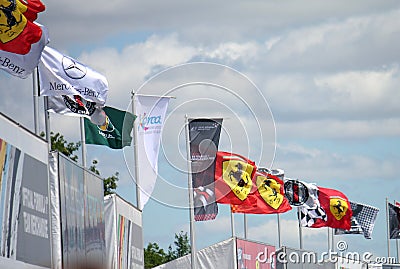 Formula One Flags Editorial Photography - Image: 15534037