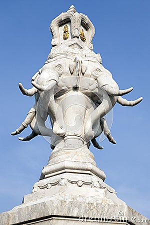 Four Headed Elephant Statue Stock Image | CartoonDealer.com #24492667