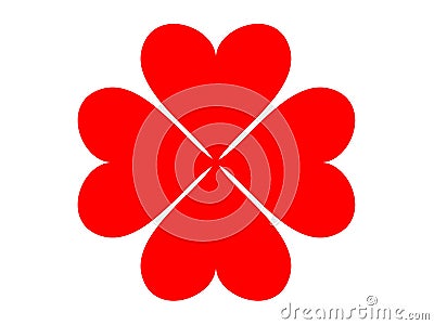 Four Leaf Heart Clover Stock Photos - Image: 17807833