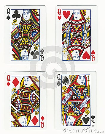 Four Queens Royalty-Free Stock Image | CartoonDealer.com #7623796