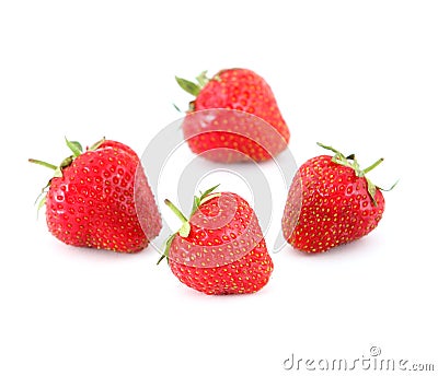 Four Strawberries Stock Images - Image: 15213784
