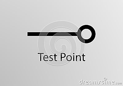 Test Point Symbol, Vector Symbol Design. Engineering Symbols ...