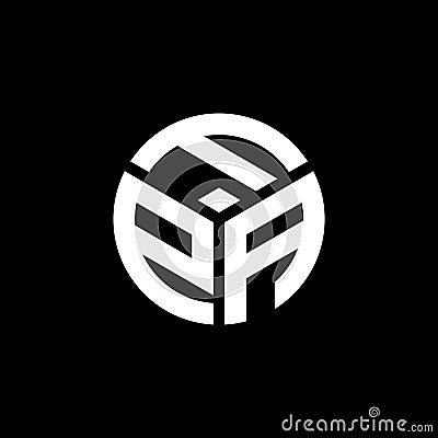 FPA Letter Logo Design On Black Background. FAP Creative Initials ...