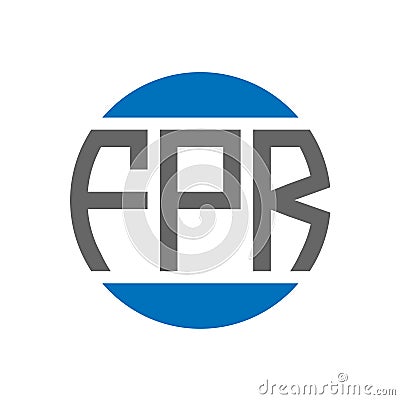 FPR Letter Logo Design On White Background. FPR Creative Initials ...