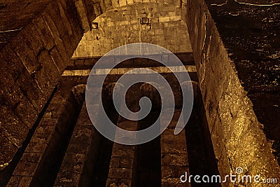 Fragment Of The Structure Of An Ancient Underground Cistern, Dara ...