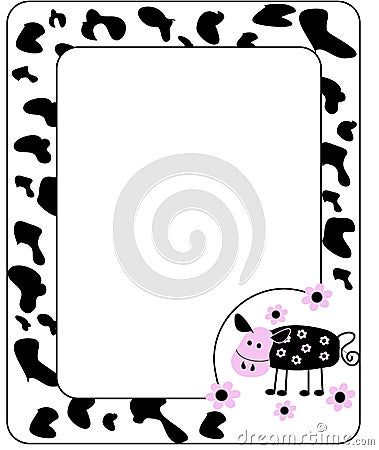 The Frame Is In Cow Style. Stock Images - Image: 8599504