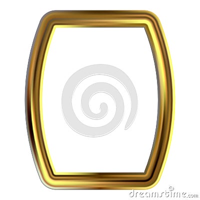 Frame Gold Clip Art Cartoon Vector | CartoonDealer.com #105185803