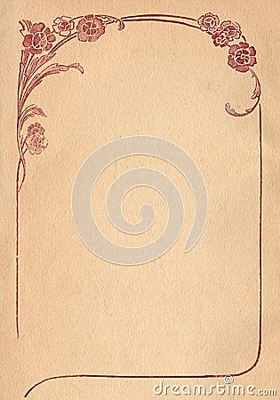 Framed Paper Stock Photo - Image: 1889710