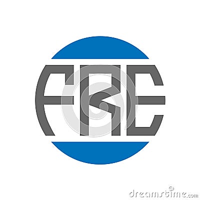 FRE Letter Logo Design On White Background. FRE Creative Initials ...
