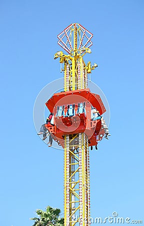 Free Fall Ride Royalty Free Stock Photos - Image: 25220648
