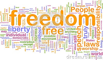 Freedom Word Cloud Royalty Free Stock Photography - Image: 13269107
