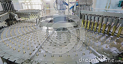 Automatic Production of Ice Cream. Ice Cream Production at the Factory ...