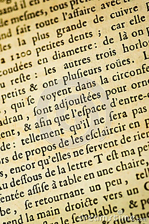 French Background Text Royalty Free Stock Images - Image: 15026669