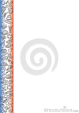 French Food Border Vector Illustration | CartoonDealer.com #6232902