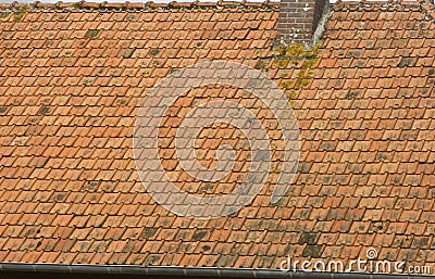 French Tile Roof Royalty Free Stock Image - Image: 3990706
