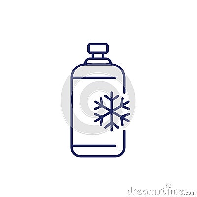 Freon Line Icon, Refrigerant Gas Tank Cartoon Vector | CartoonDealer ...