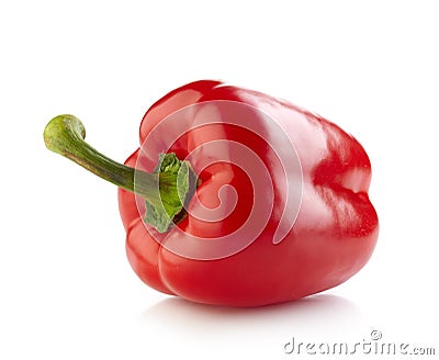 Isolated red bell pepper stock photo. Image of object - 72271590