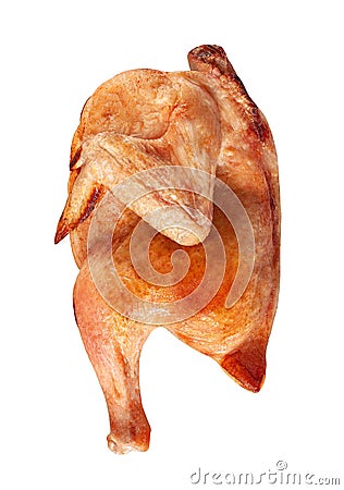 Fried Chicken, Side View, Isolated On White Background With Clipping ...