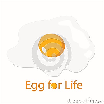 Fried Egg Logo And Banner Vector Illustration | CartoonDealer.com #89765284