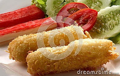 Fried Kani Stock Photography - Image: 15744462