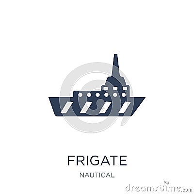 Frigate Icon. Trendy Flat Vector Frigate Icon On White Background From ...