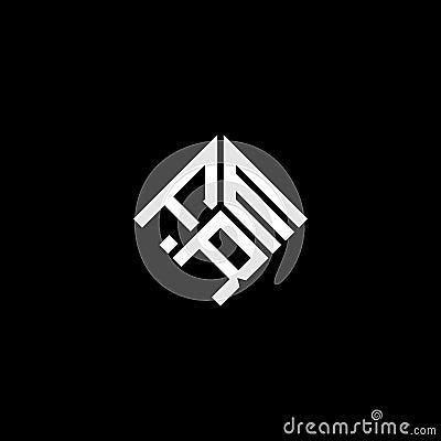 FRM Letter Logo Design On Black Background. FRM Creative Initials ...